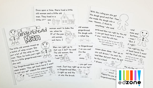 The Gingerbread Man Literacy Pack - EdZonePub