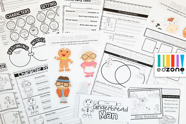 The Gingerbread Man Literacy Pack - EdZonePub