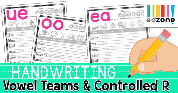 Handwriting with Vowels & Controlled R - EdZonePub