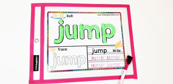 Sight Word Play Dough Mats - EdZonePub