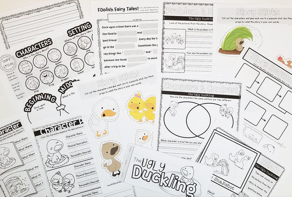 The Ugly Duckling Literacy Pack - EdZonePub