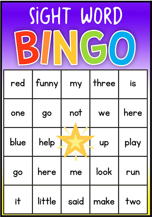 Sight Word Bingo: Dolch 220 PrePrimer - EdZonePub
