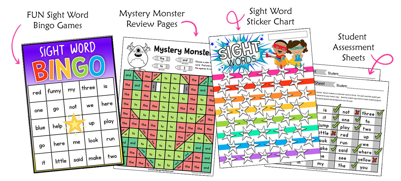 Sight Word of the Week Program (Preschool) - EdZonePub