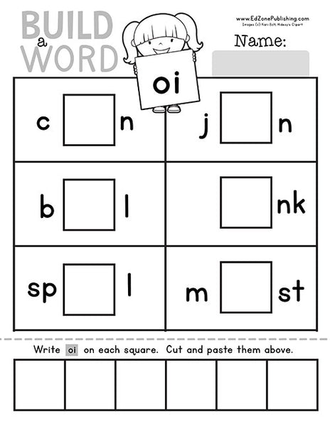 Build a Word with Vowels & Controlled R - EdZonePub