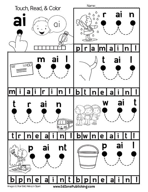 Read & Spell Vowel Teams - EdZonePub