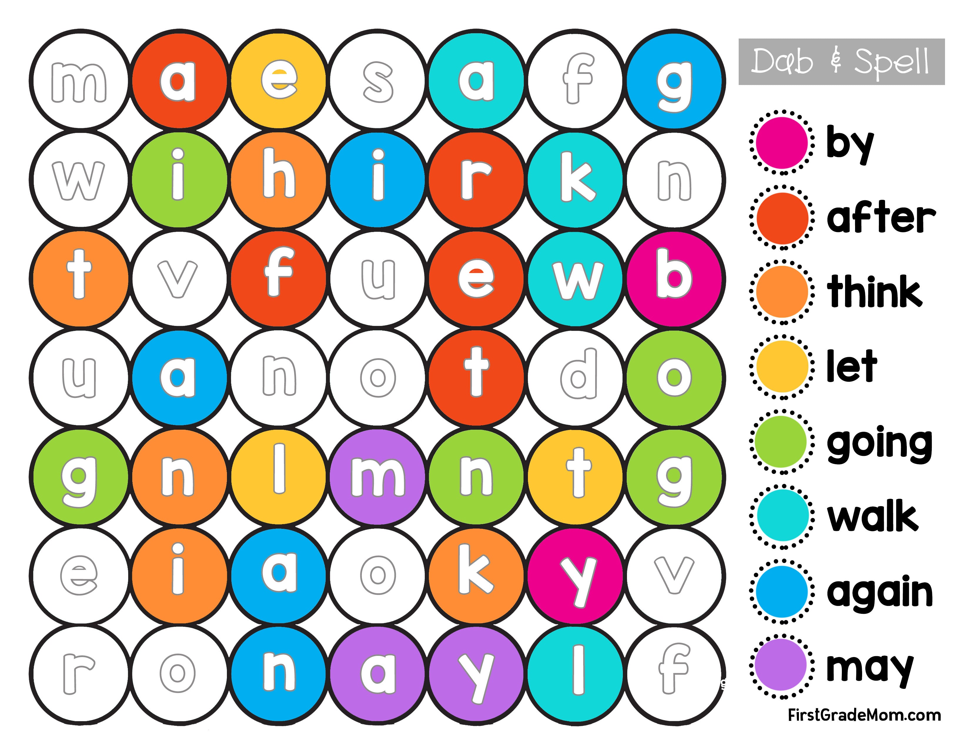 Dab & Spell Sight Words: Dolch 220 - EdZonePub