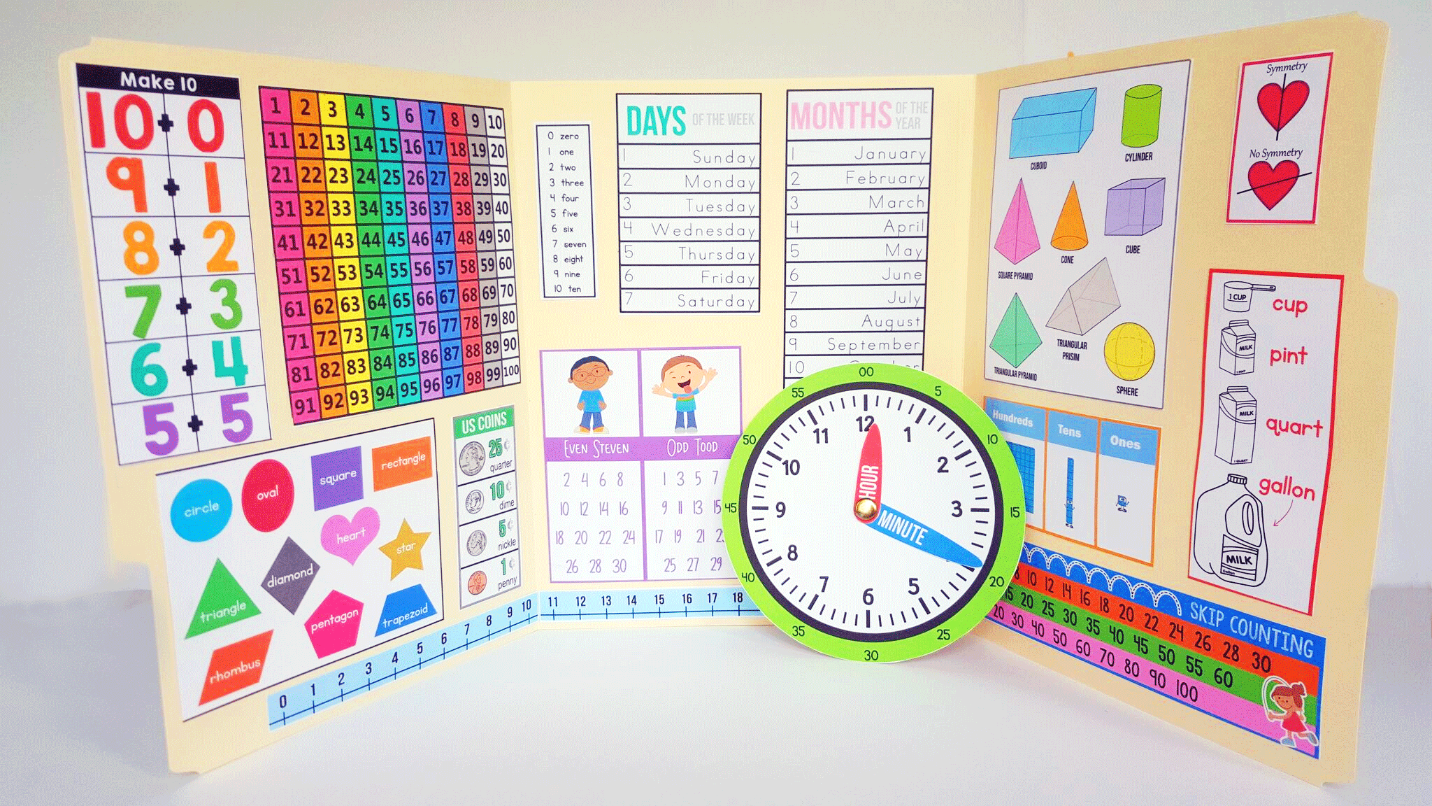 Interactive Math Notebook: Kindergarten - EdZonePub