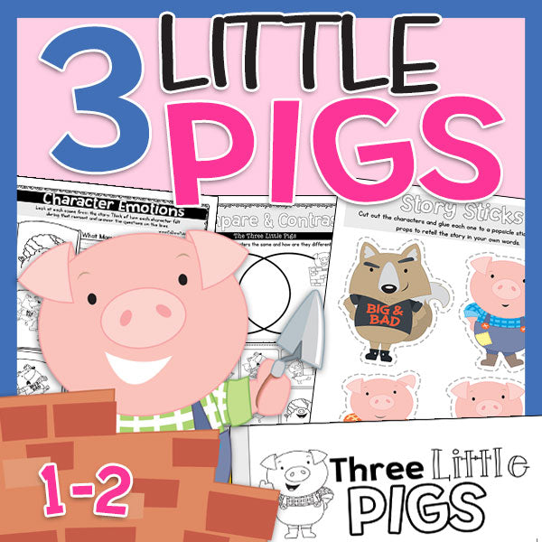 The Three Little Pigs Literacy Pack - EdZonePub
