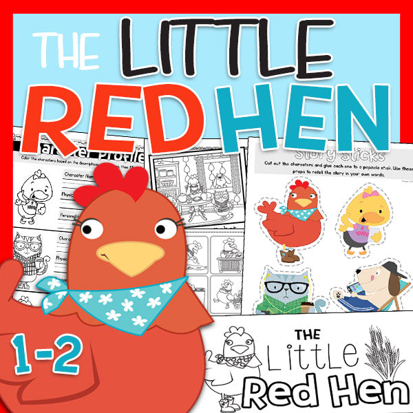 The Little Red Hen Literacy Pack - EdZonePub