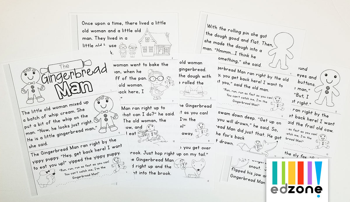The Gingerbread Man Literacy Pack - EdZonePub