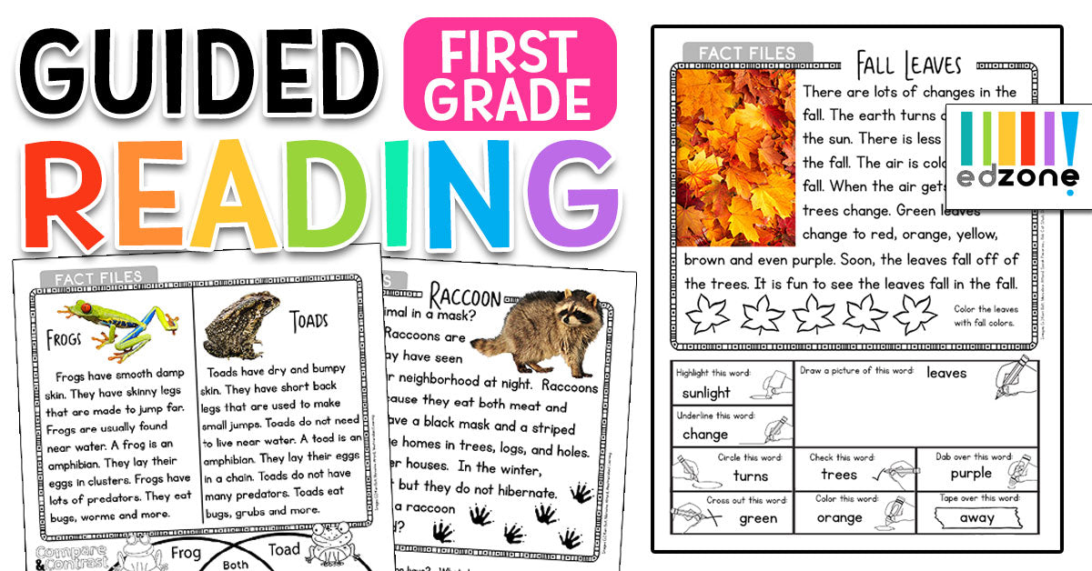 Non-Fiction Guided Reading & Comprehension - EdZonePub