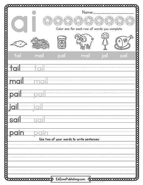 Handwriting with Vowels & Controlled R - EdZonePub