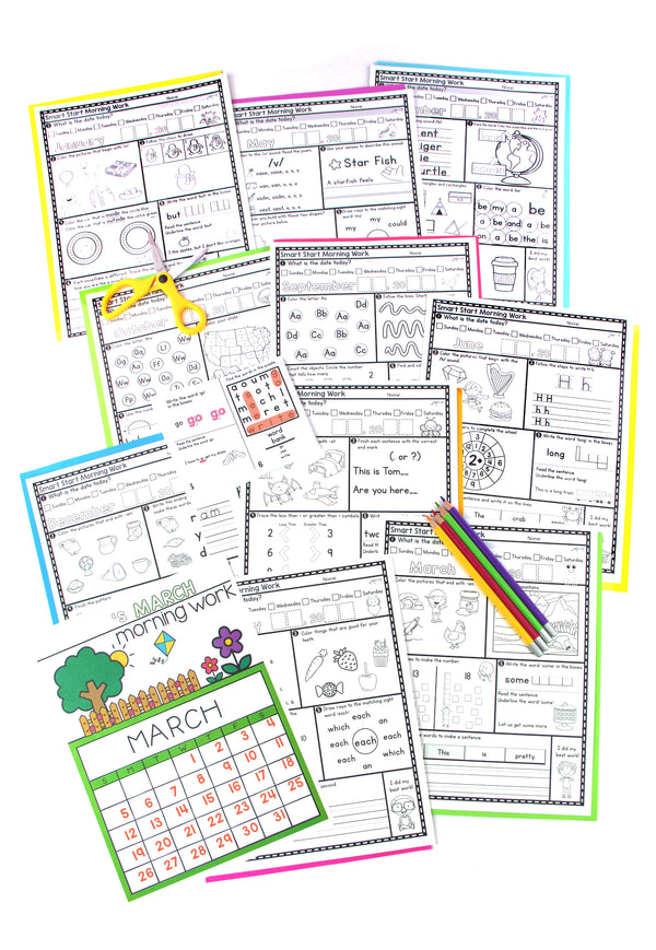 Kindergarten Morning Work: Smart Start Bundle - EdZonePub