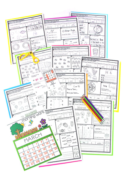Kindergarten Morning Work: Smart Start Bundle - EdZonePub