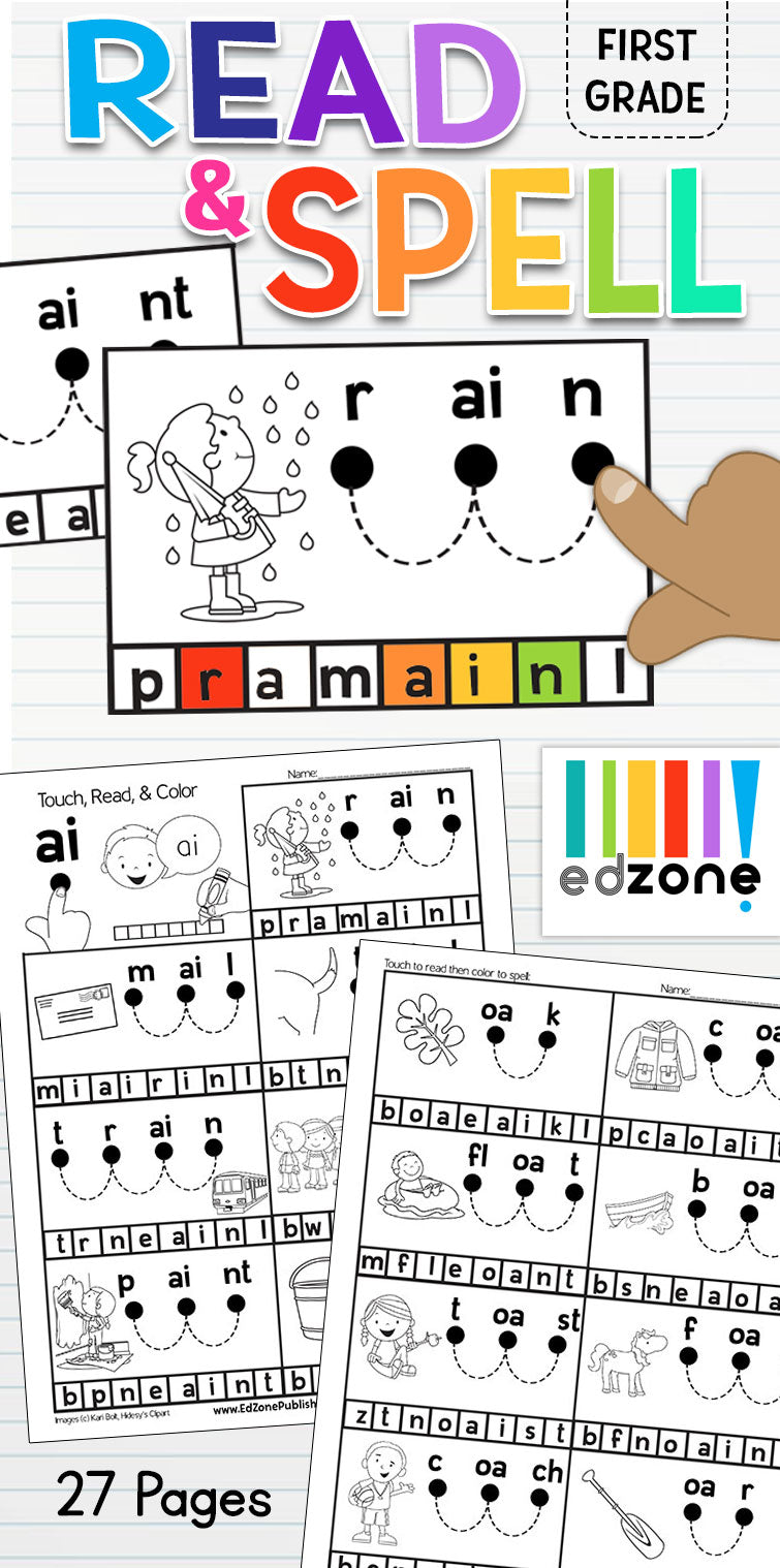 Read & Spell Vowel Teams - EdZonePub
