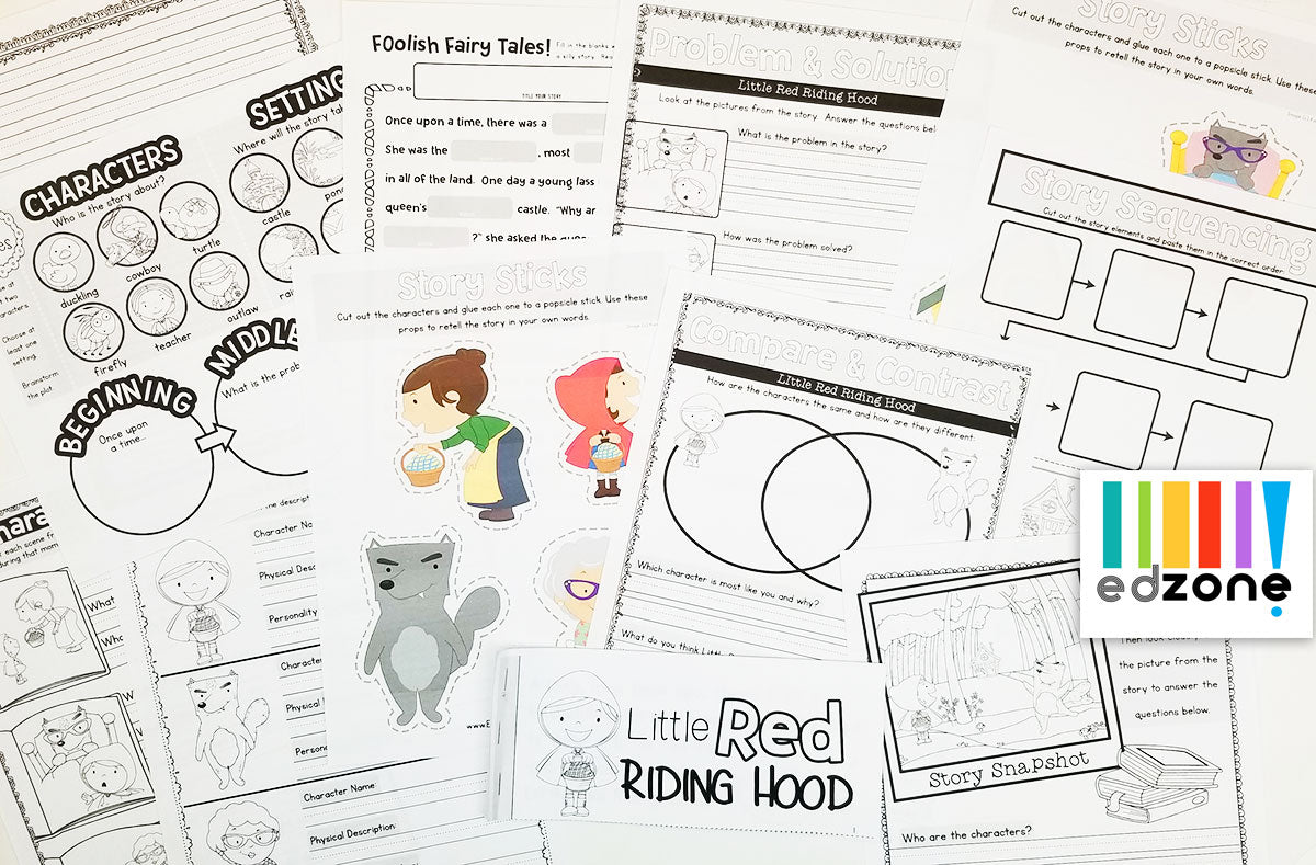 Little Red Riding Hood Literacy Pack - EdZonePub