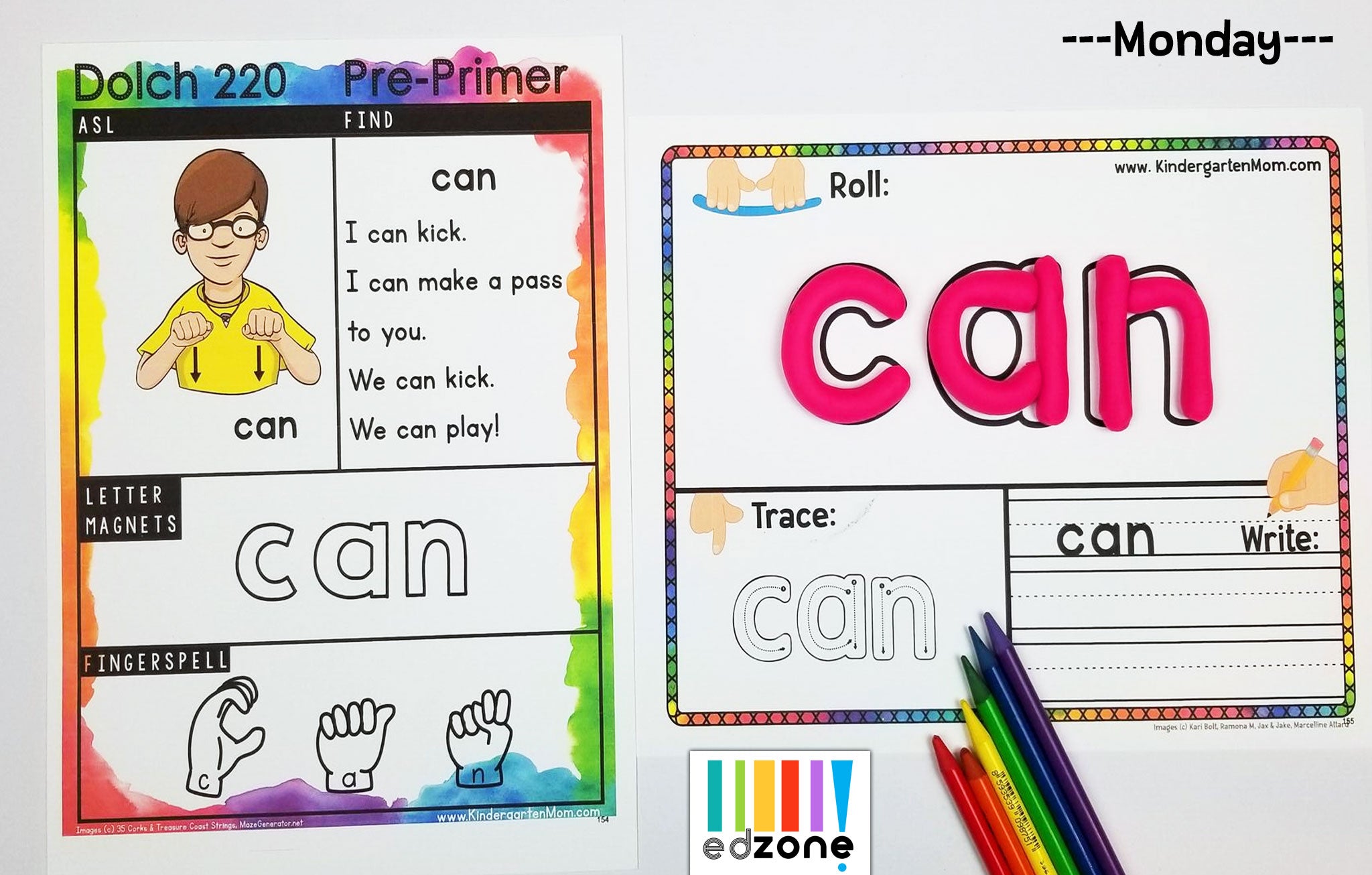 Sight Word of the Week Program (Preschool) - EdZonePub