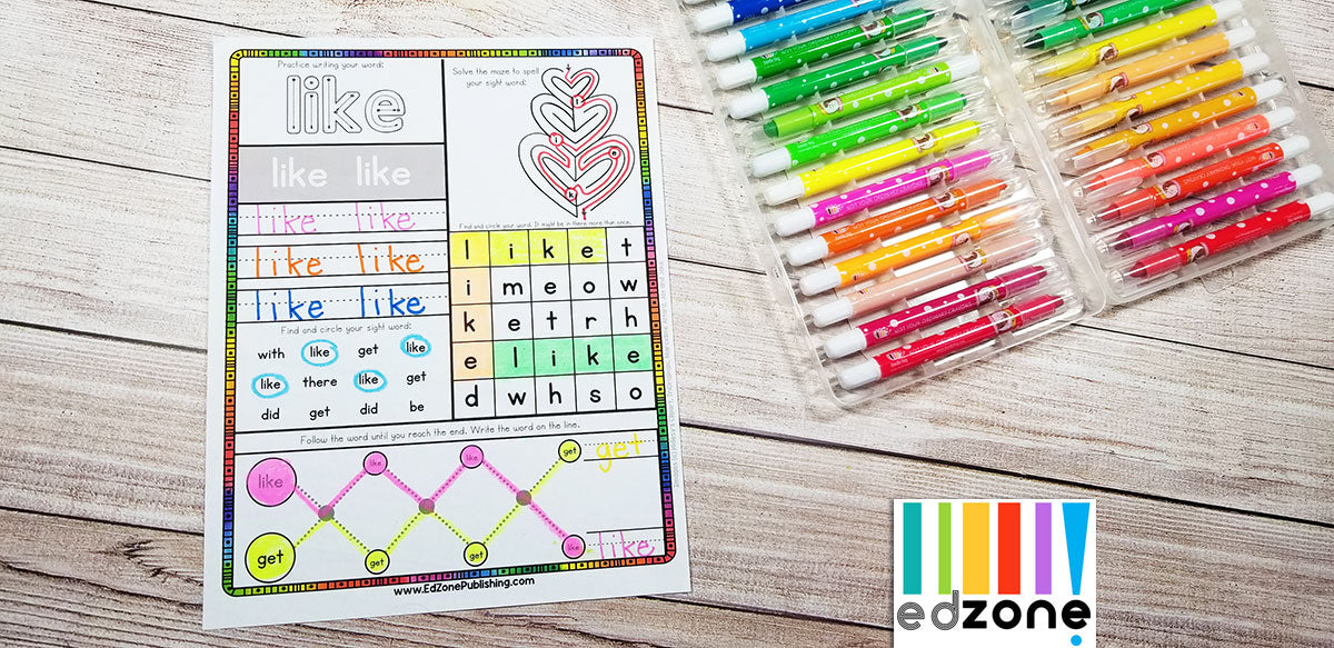 Sight Word of the Week Program (Kindergarten) - EdZonePub