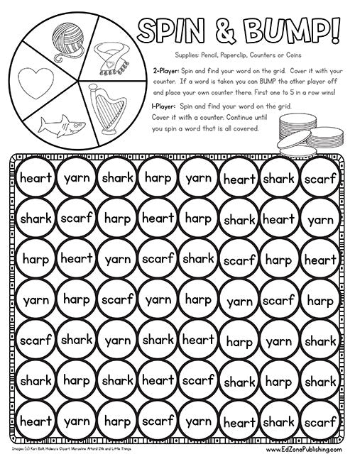 Spin & BUMP with Vowels and Controlled R - EdZonePub