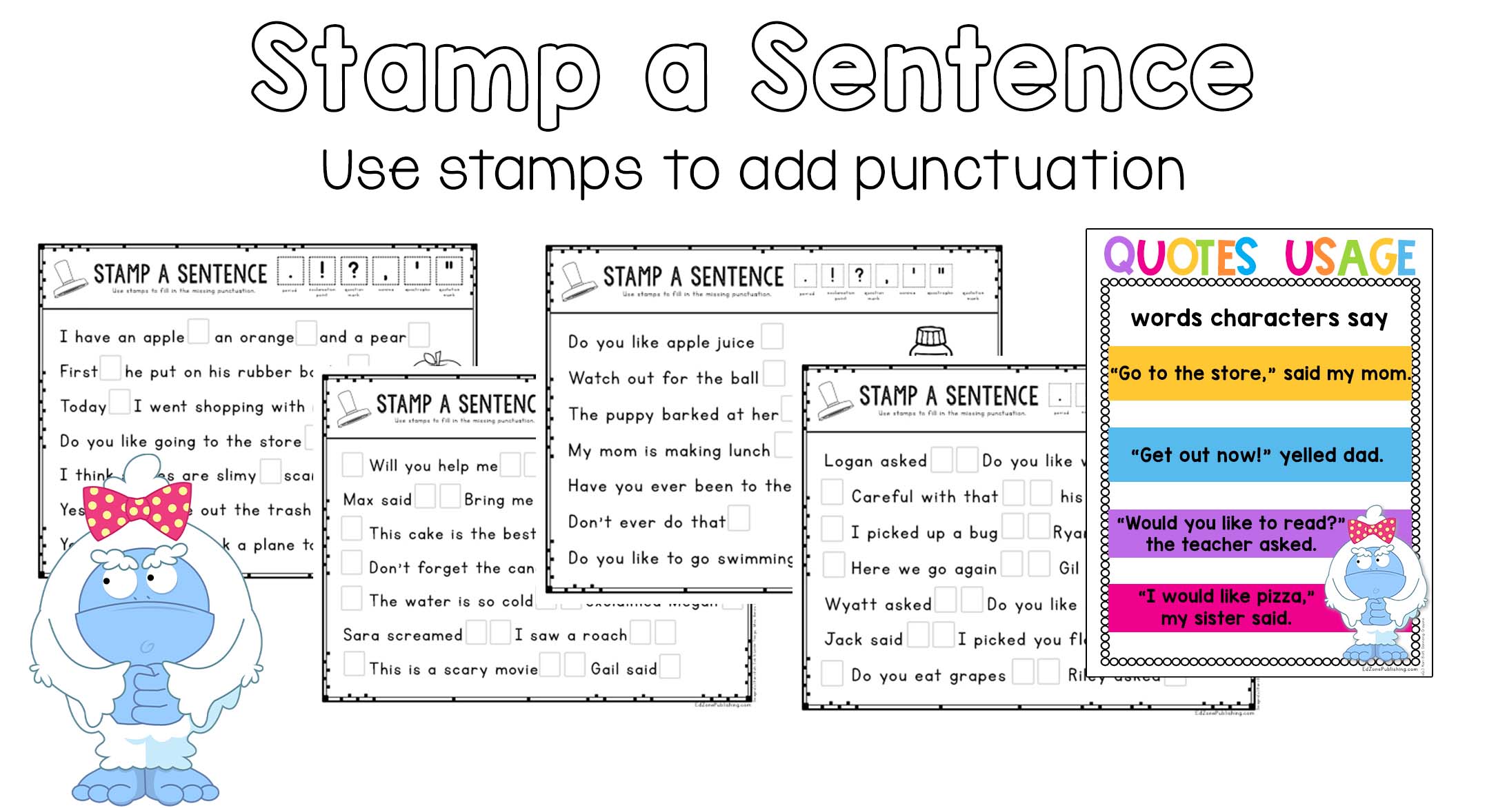 Ready Yeti Writing Bundle - EdZonePub