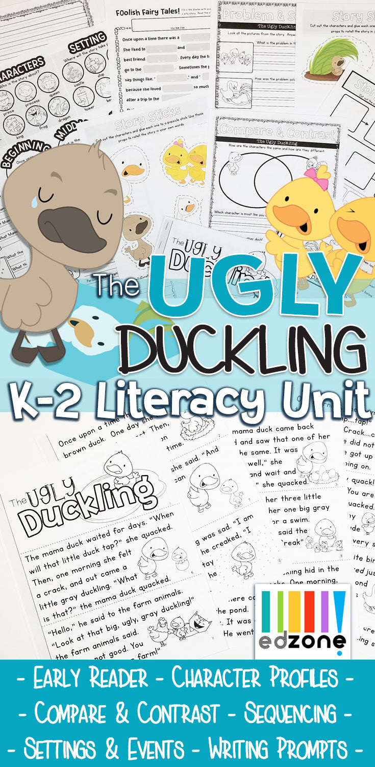 The Ugly Duckling Literacy Pack - EdZonePub