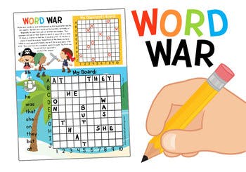Sight Word Battleship - EdZonePub